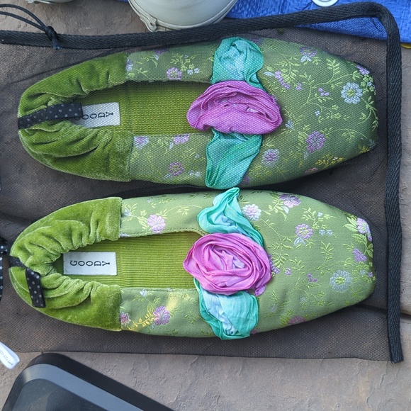 goody goody | Shoes | Goody Goody Bon Bon Silk Slippers M | Poshmark